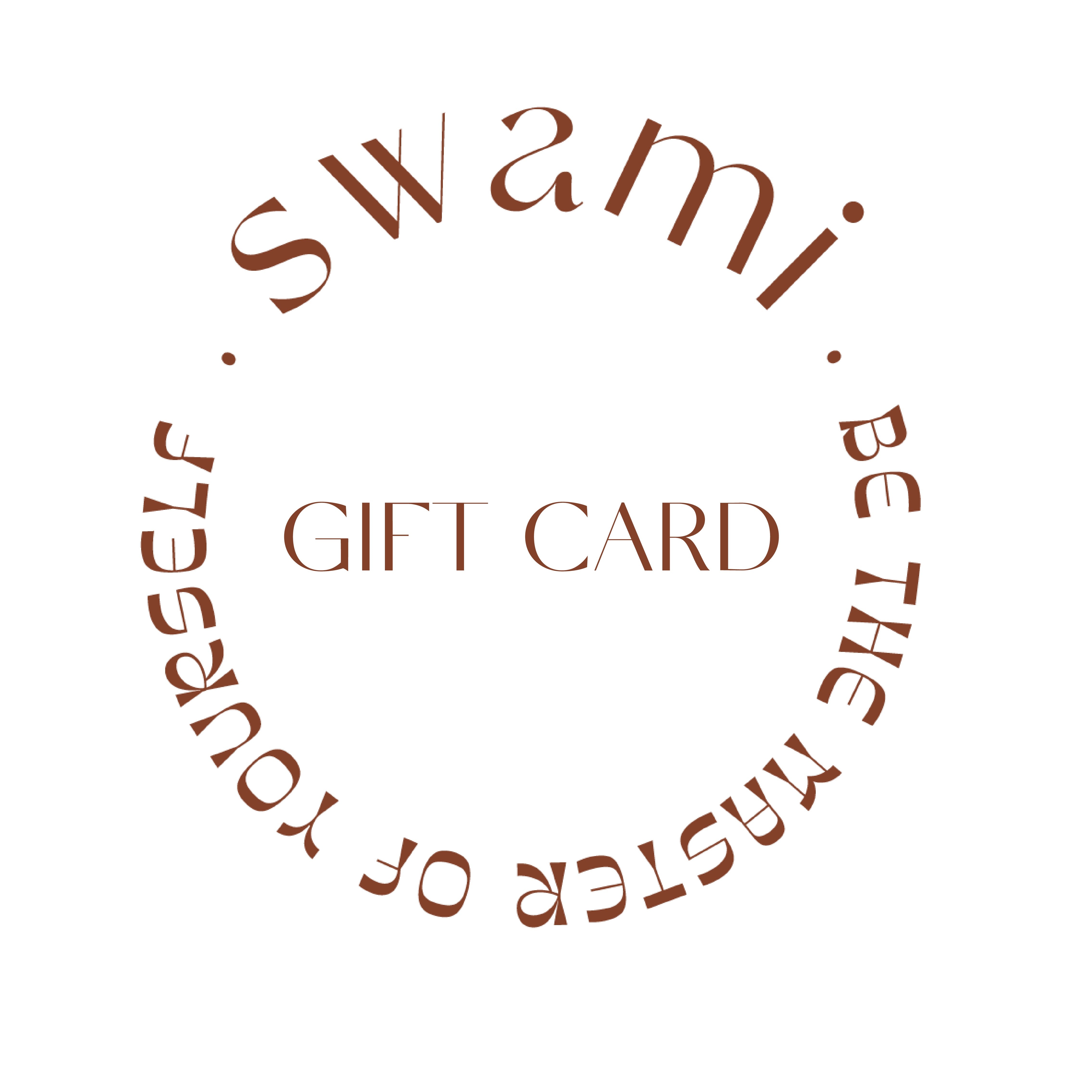 GIFT CARD SWAMI – swami-store.com